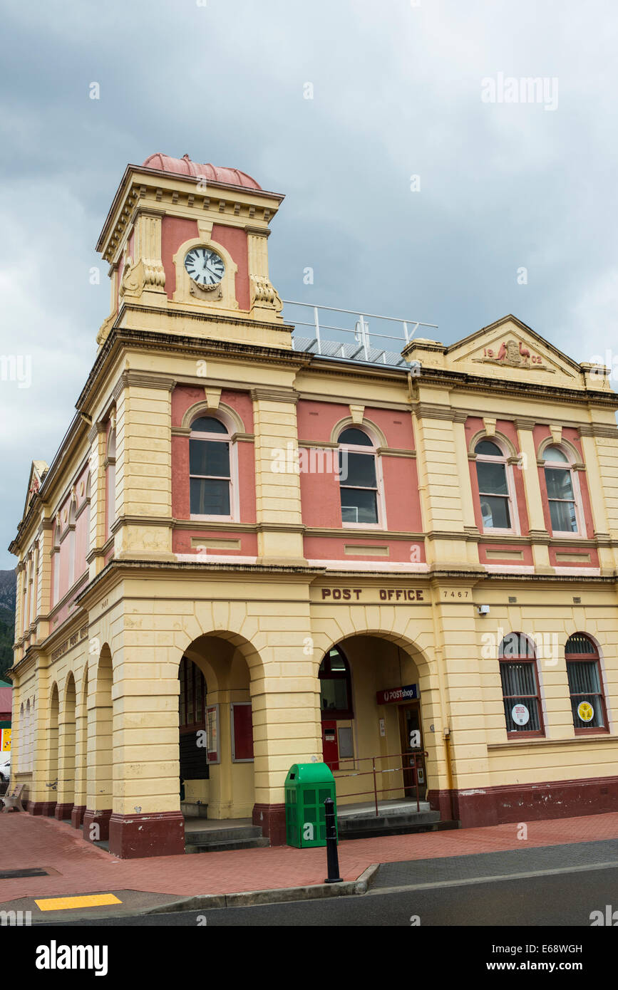 Post Office, Queenstown, Tasmania Stock Photo - Alamy