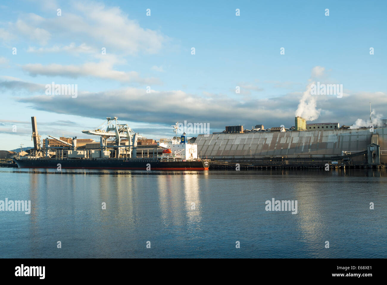 Zinc smelter, Hobart, Tasmania Stock Photo - Alamy