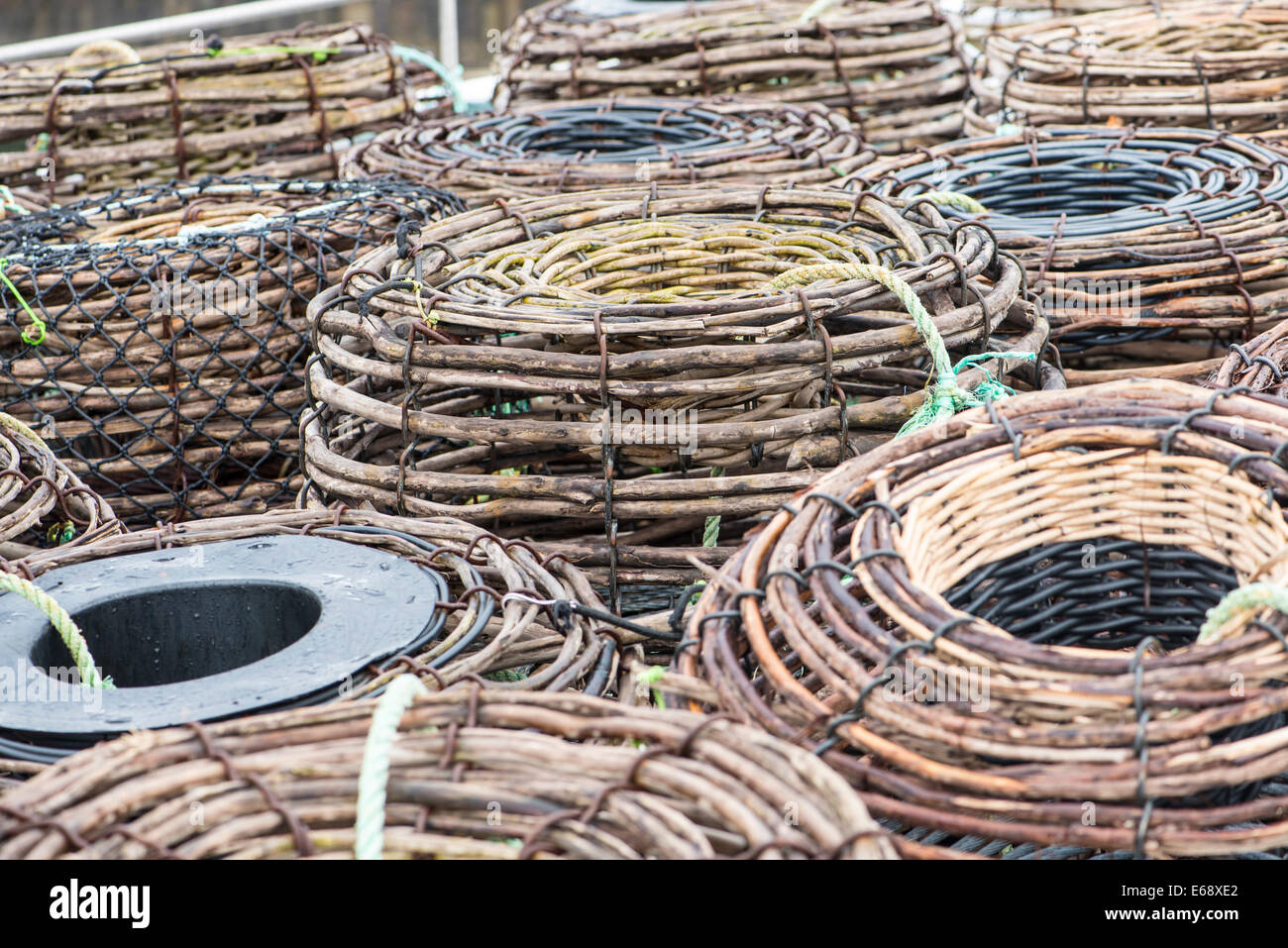 Crayfish pots, Strachan, Tasmania Stock Photo - Alamy
