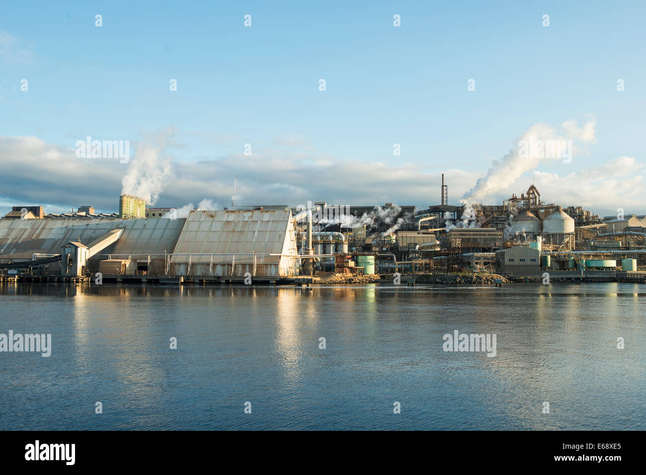 Zinc smelter, Hobart, Tasmania Stock Photo - Alamy