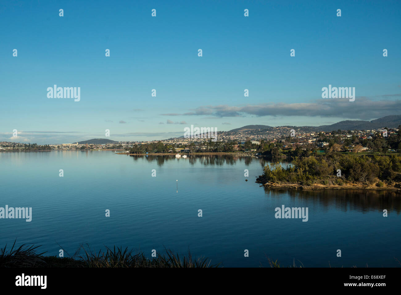 Calm on Storm Bay, Hobart, Tasmania Stock Photo - Alamy