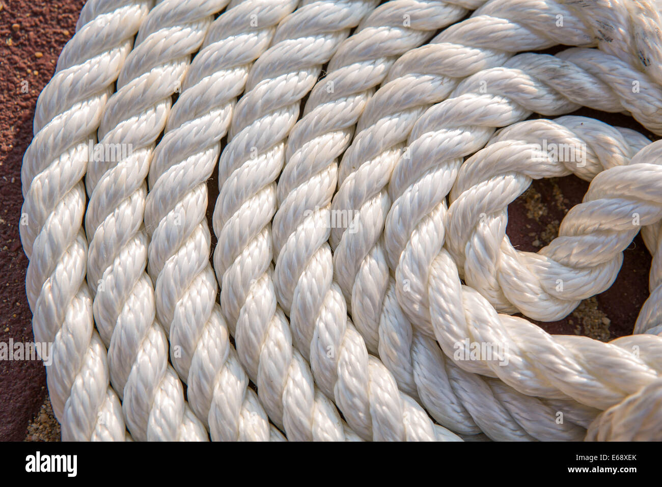 Big marine sea ropes in heap Stock Photo - Alamy