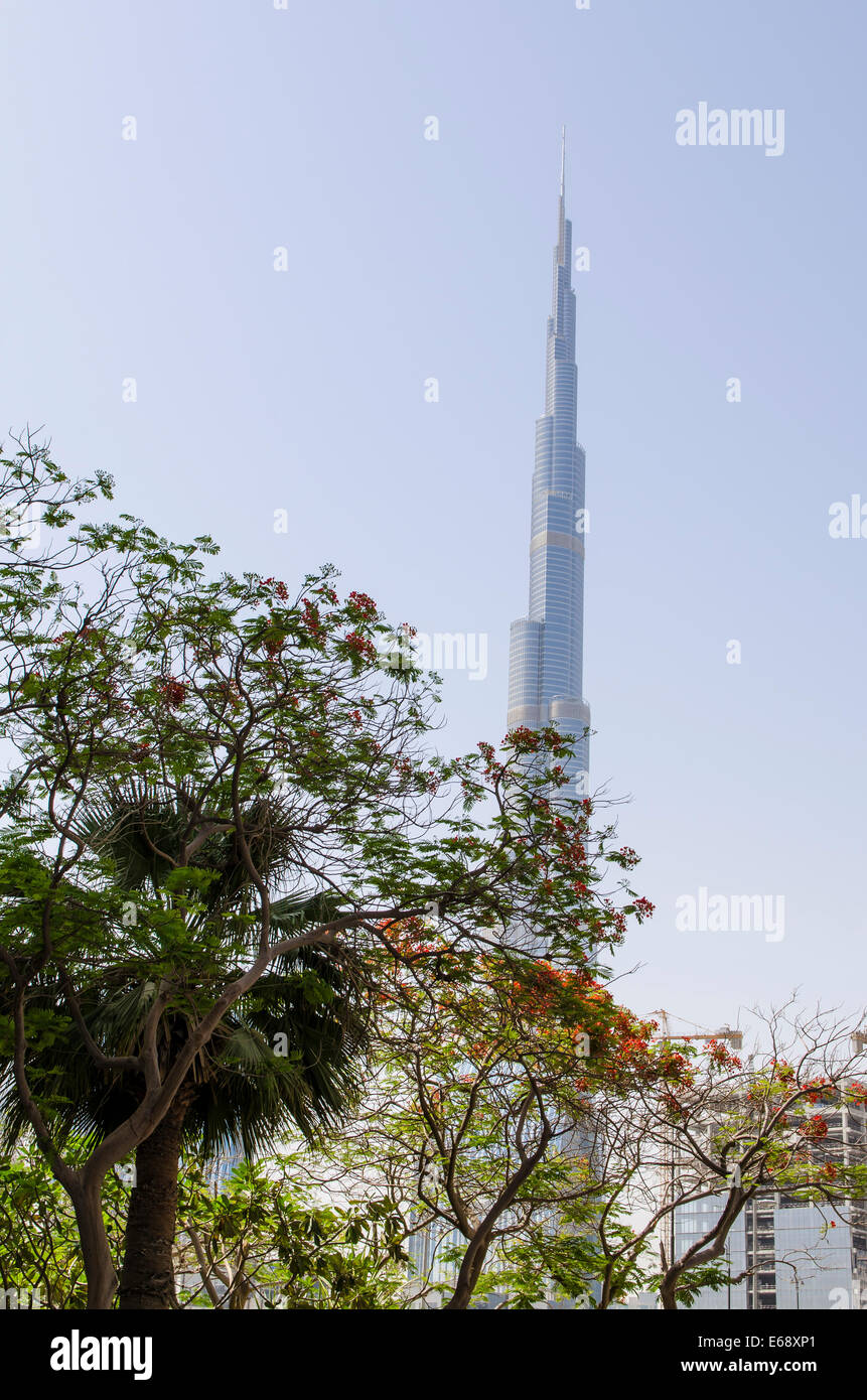 Burj Khalifa the tallest building in the world downtown skyline ...