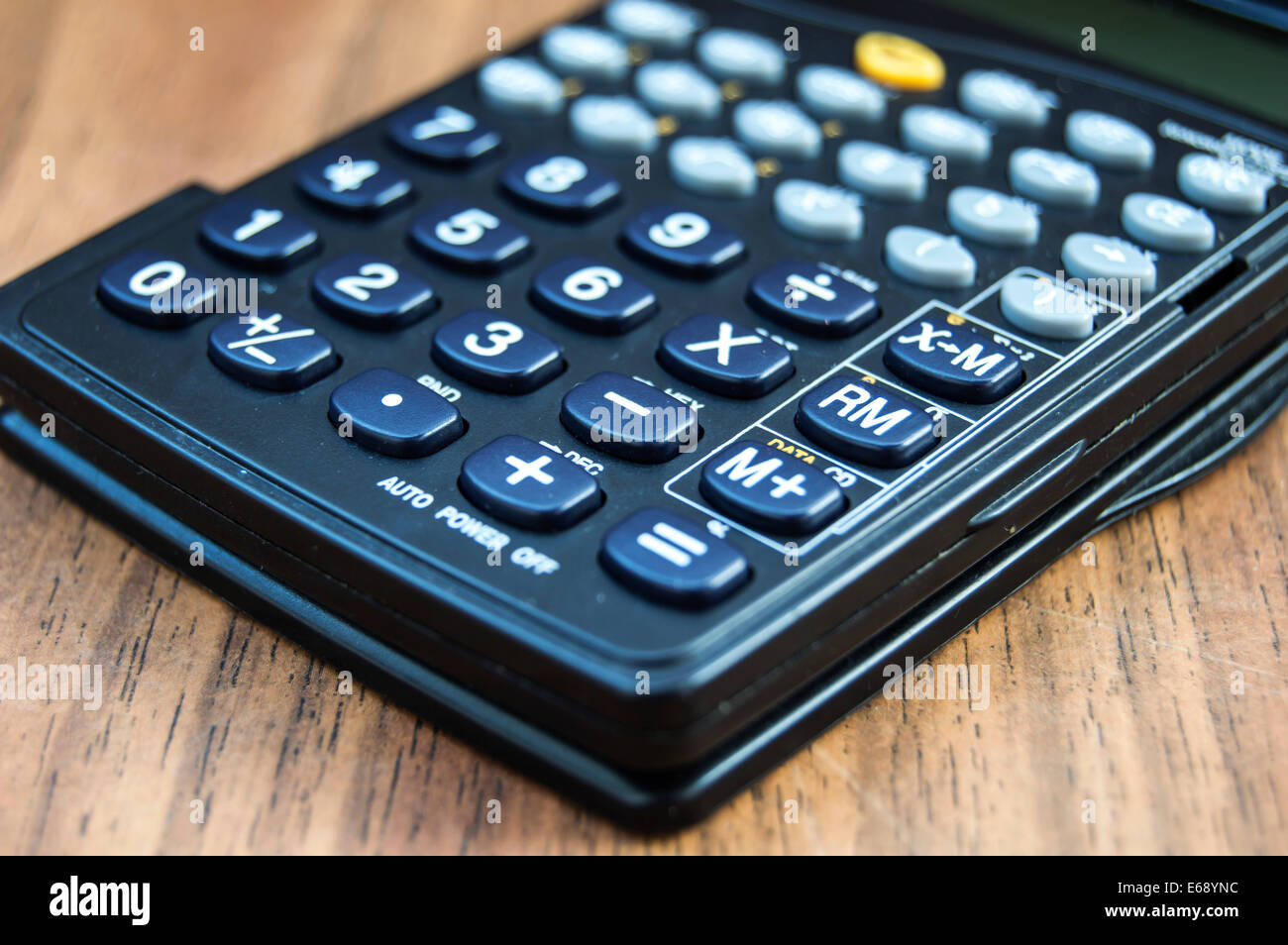 Calculator close up Stock Photo - Alamy