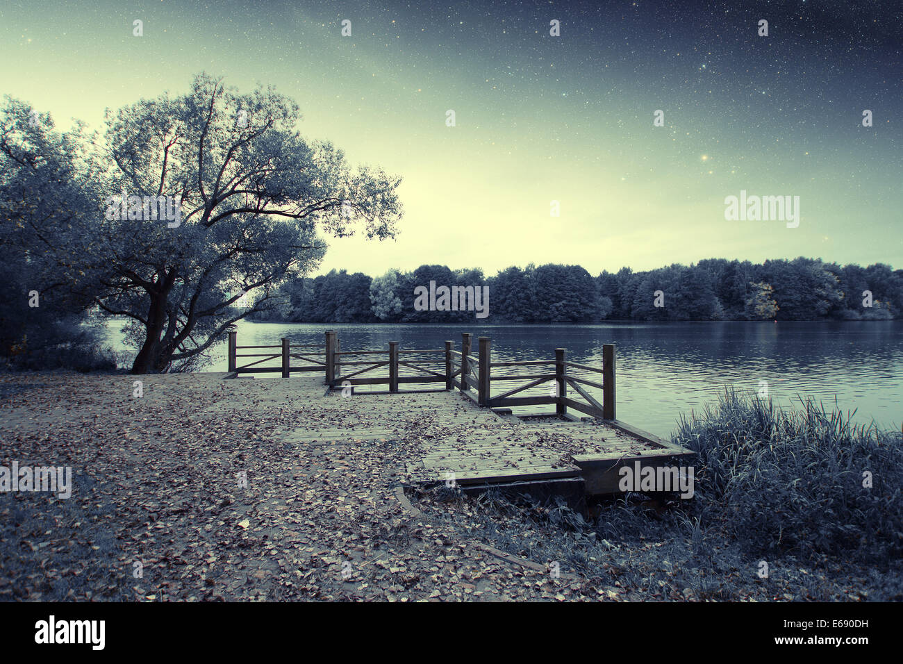 river at night. Elements of this image furnished by NASA Stock Photo ...