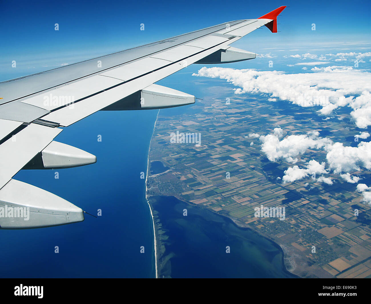 Sea shore aerial view Stock Photo - Alamy