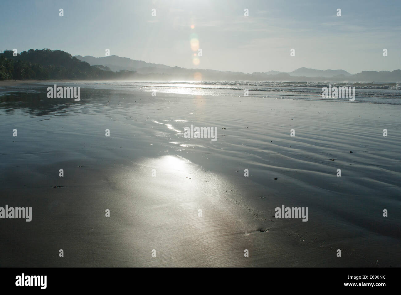 Early morning at Playa Sámara, Costa Rica Stock Photo - Alamy