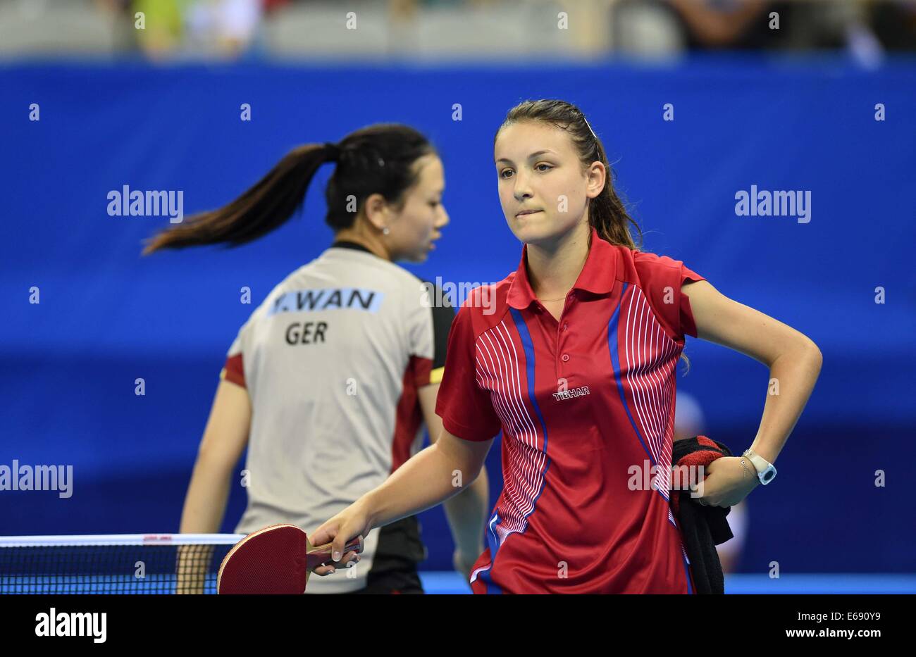 Nanjing, China's Jiangsu Province. 19th Aug, 2014. Audrey Zarif of ...