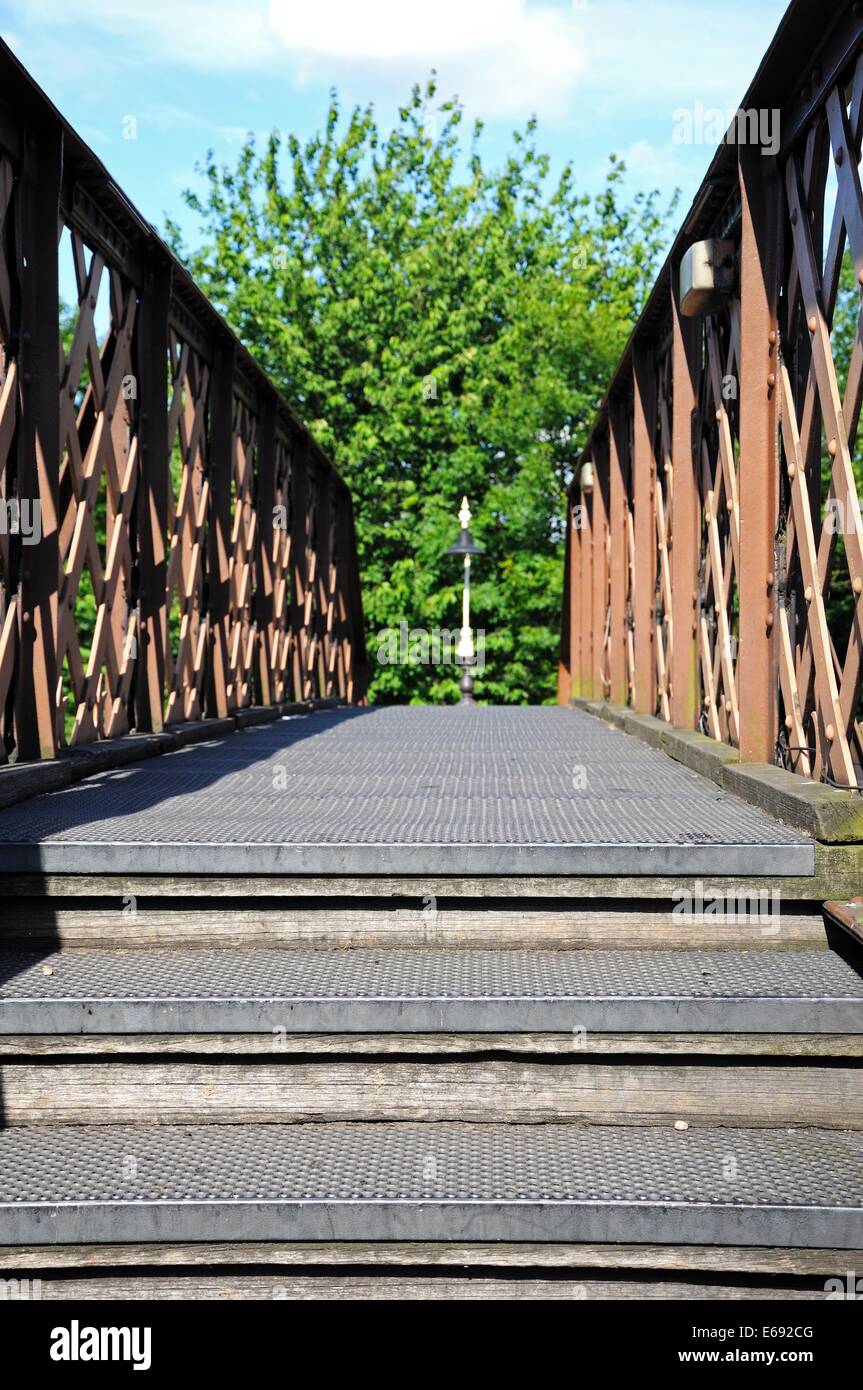 Wrought iron bridge hi-res stock photography and images - Alamy
