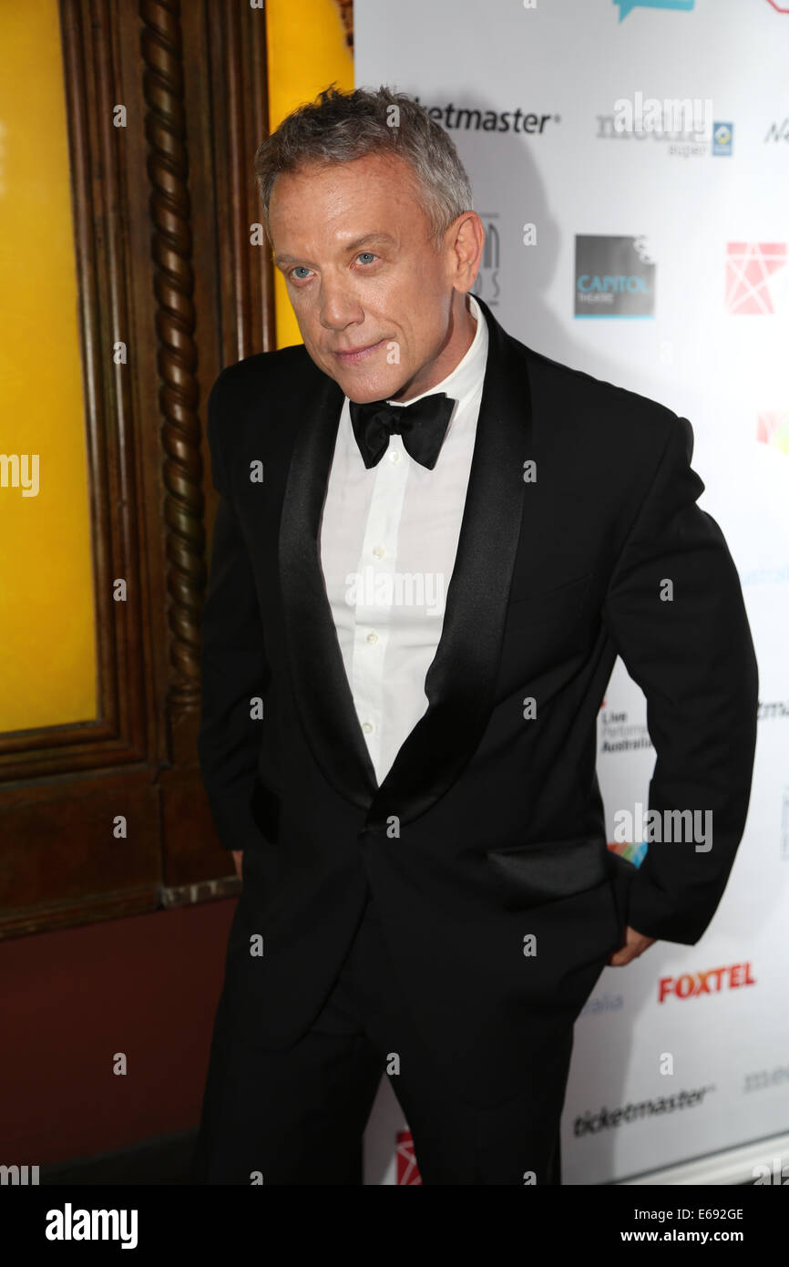 Sydney, Australia. 18th Aug, 2014. Pictured is Simon Burke arriving on ...