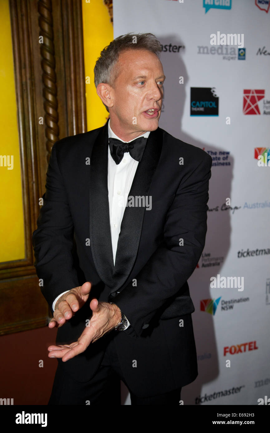Sydney, Australia. 18th Aug, 2014. Pictured is Simon Burke arriving on ...