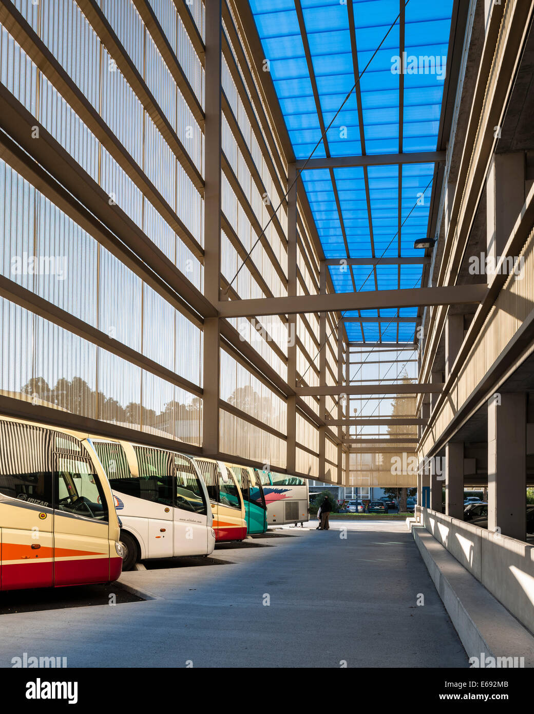 Multi-Storey Car Park And Bus, Leioa, Spain. Architect: Jaam Sociedad ...