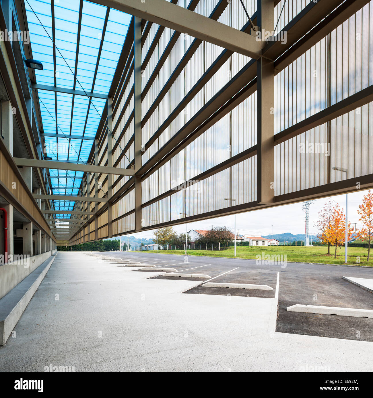 Multi-Storey Car Park And Bus, Leioa, Spain. Architect: Jaam Sociedad ...