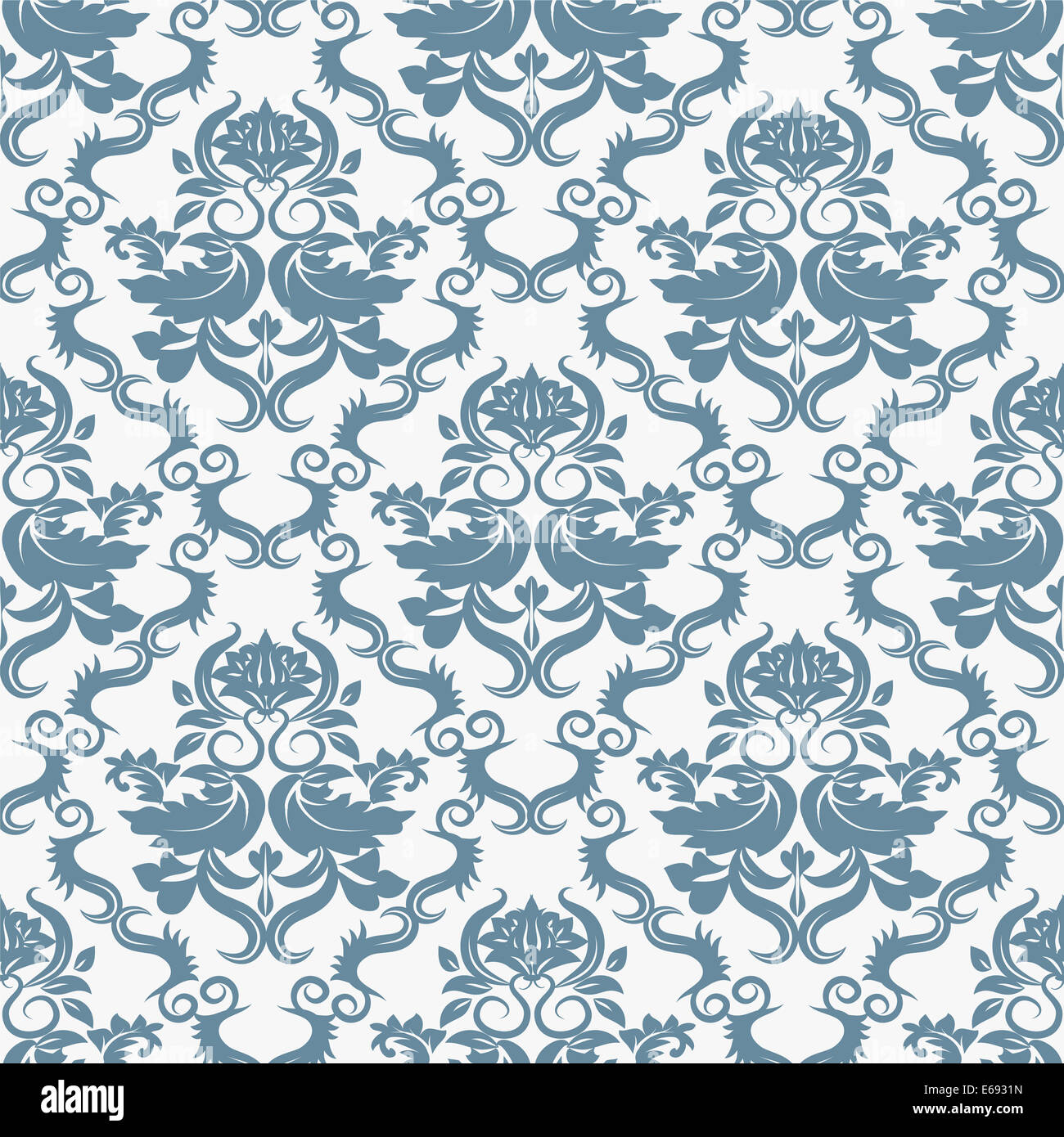 Damask flower pattern hi-res stock photography and images - Alamy