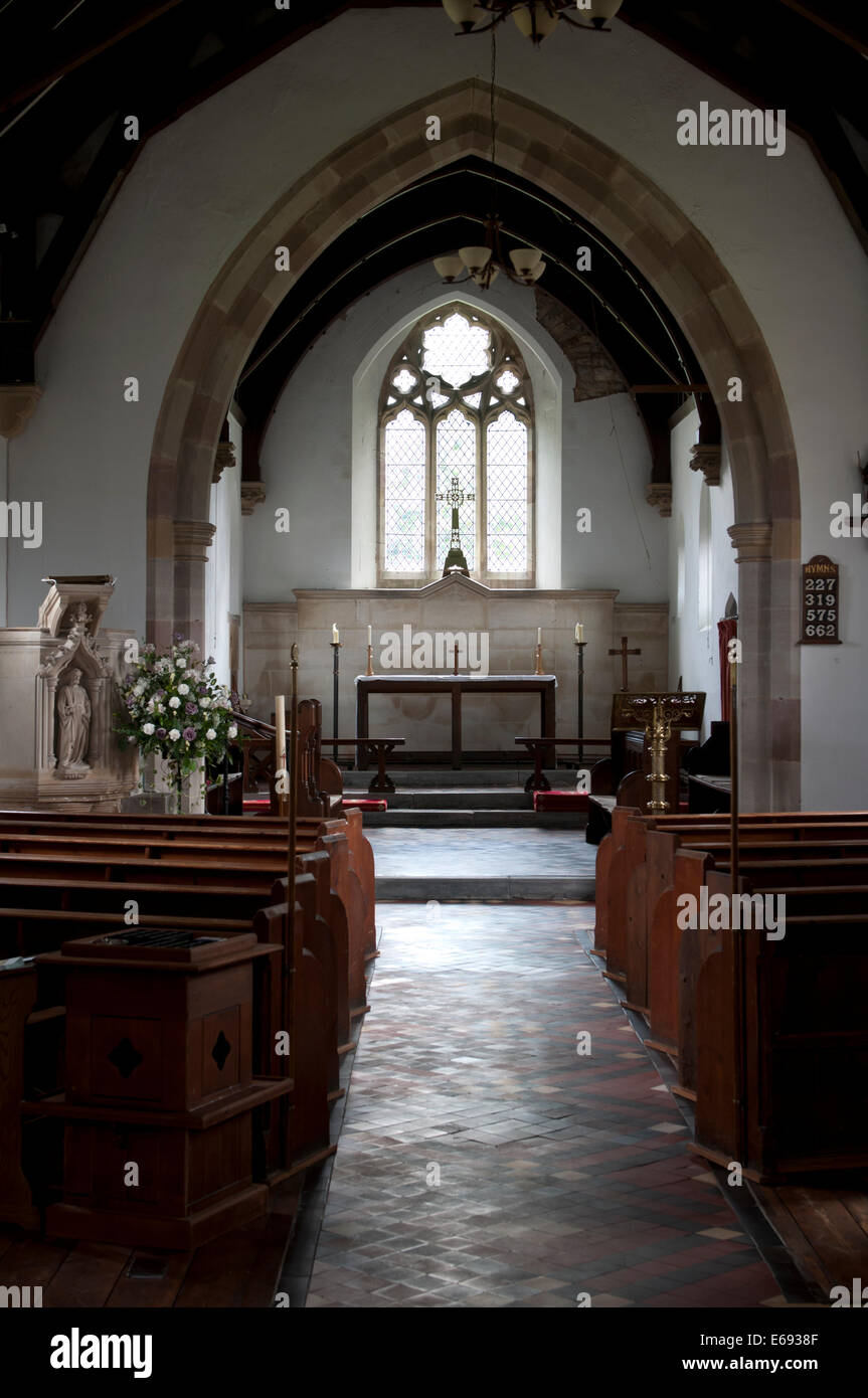 St. James Church, Bishampton, Worcestershire, England, UK Stock Photo ...