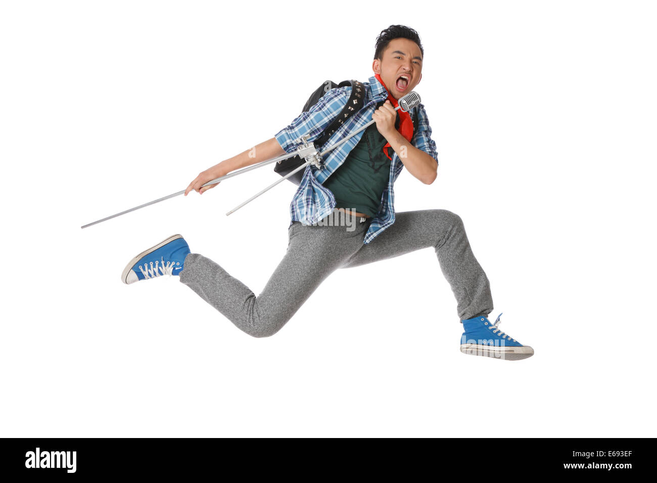 Singing action Cut Out Stock Images & Pictures - Alamy