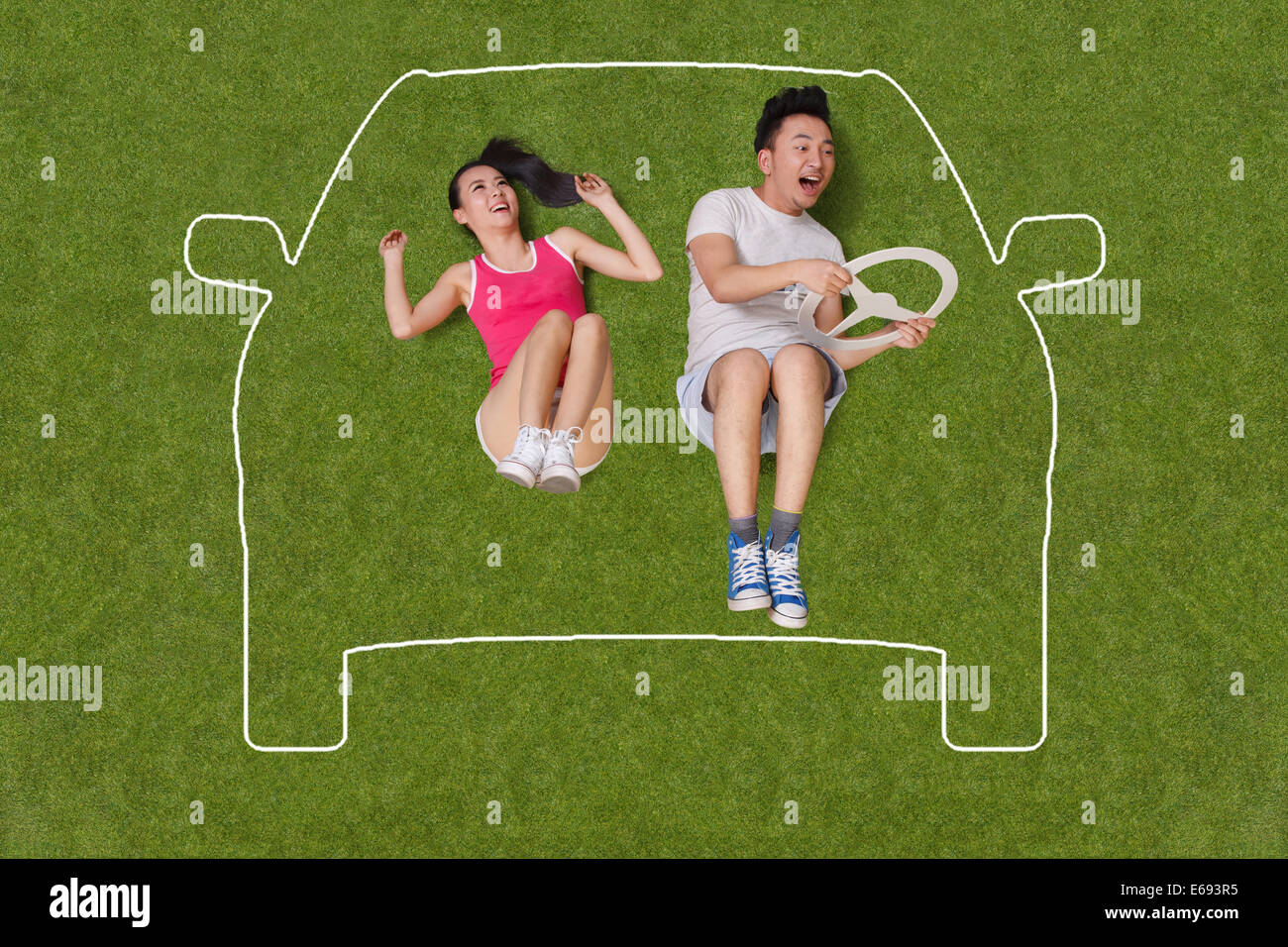 Lying Down In A Car High Resolution Stock Photography and Images - Alamy