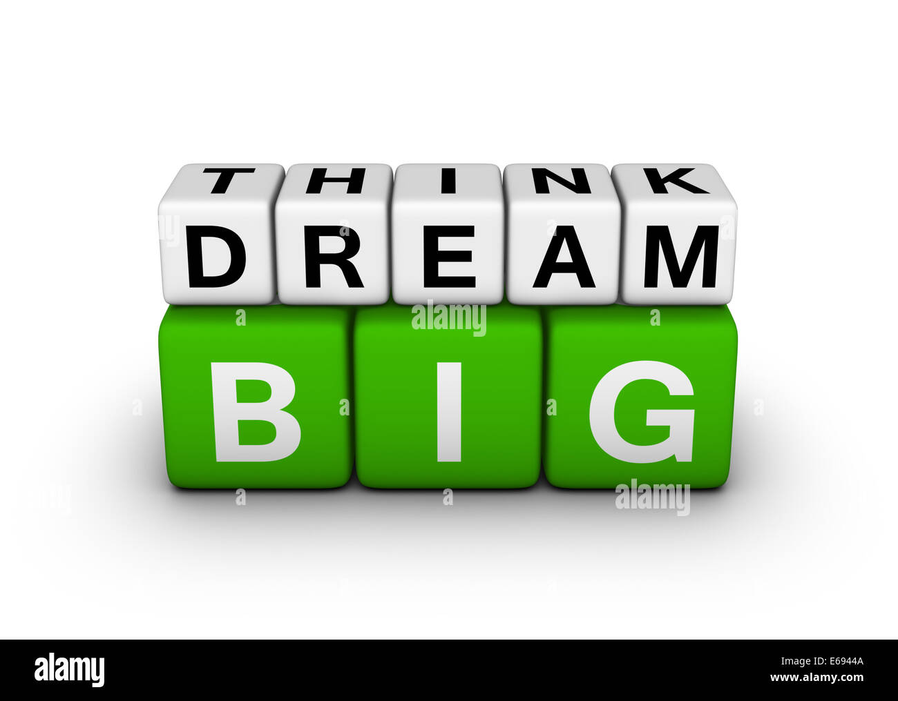 Dream big illustration Cut Out Stock Images & Pictures - Alamy