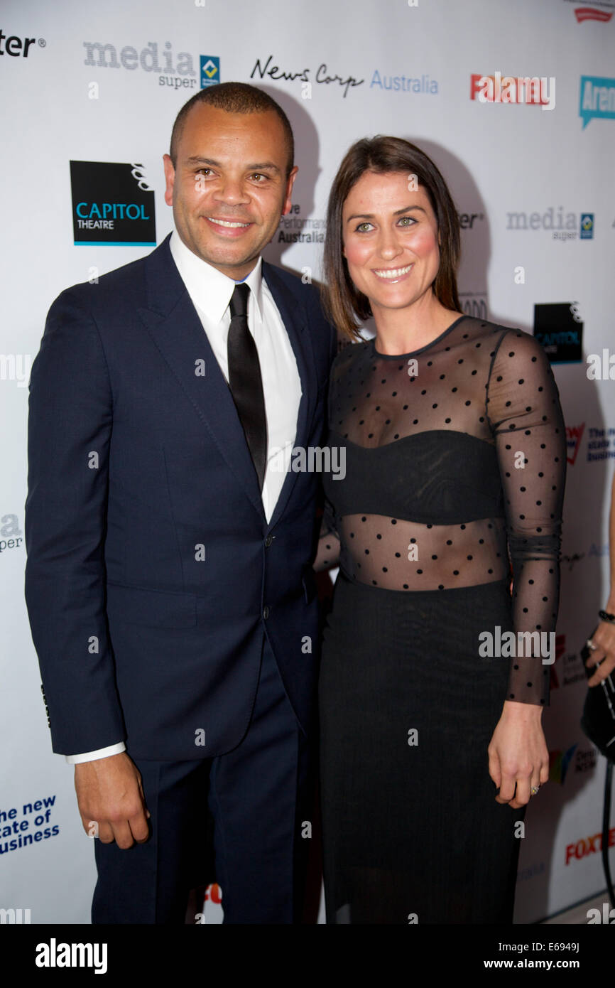 Sydney, Australia. 18th Aug, 2014. Pictured are Luke Carroll and Danica ...