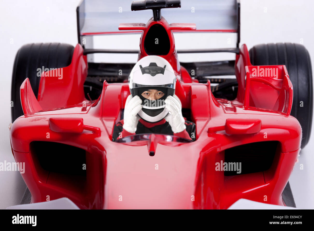 Young race car driver Stock Photo - Alamy