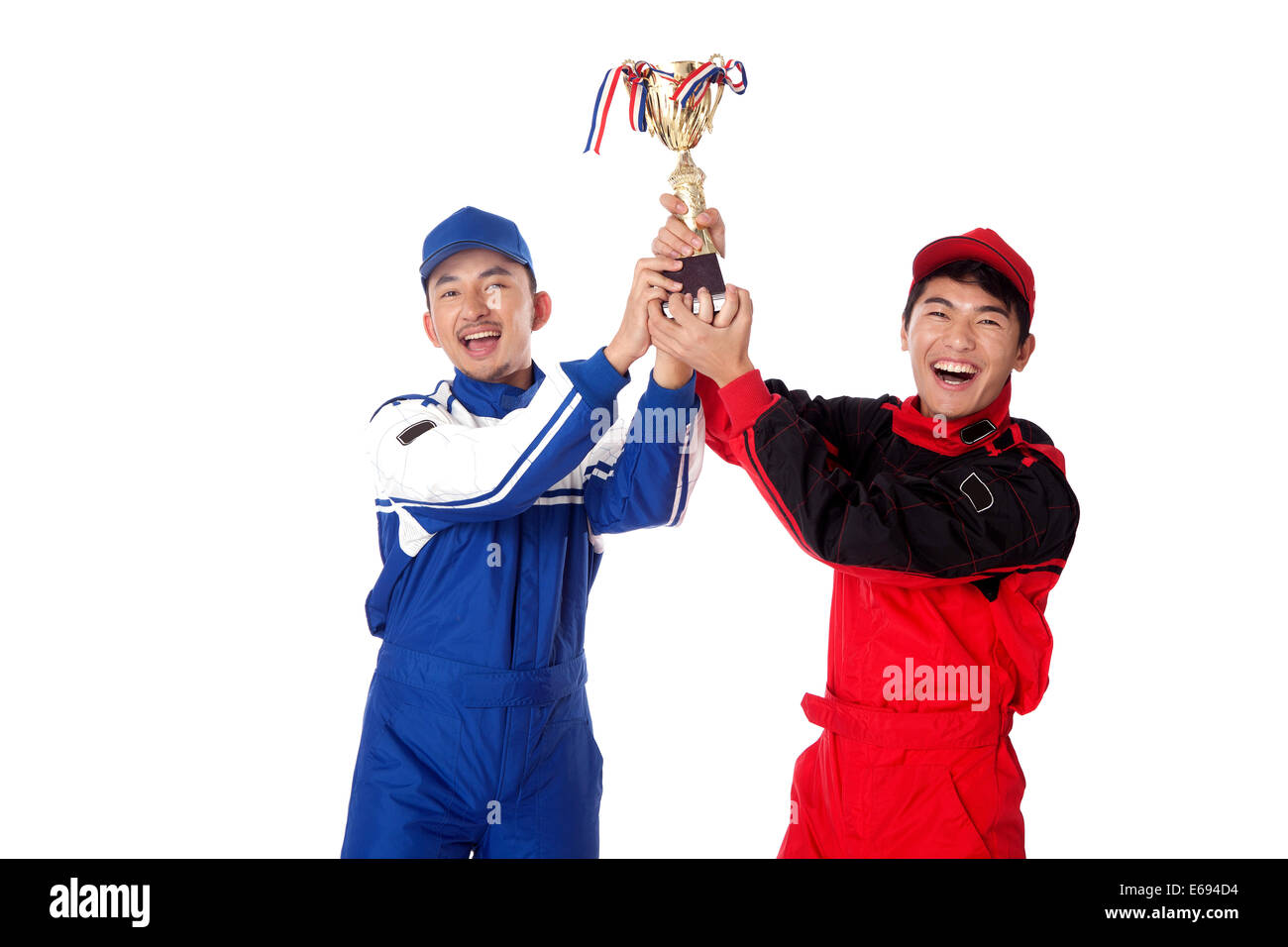 Race car drivers Stock Photo - Alamy