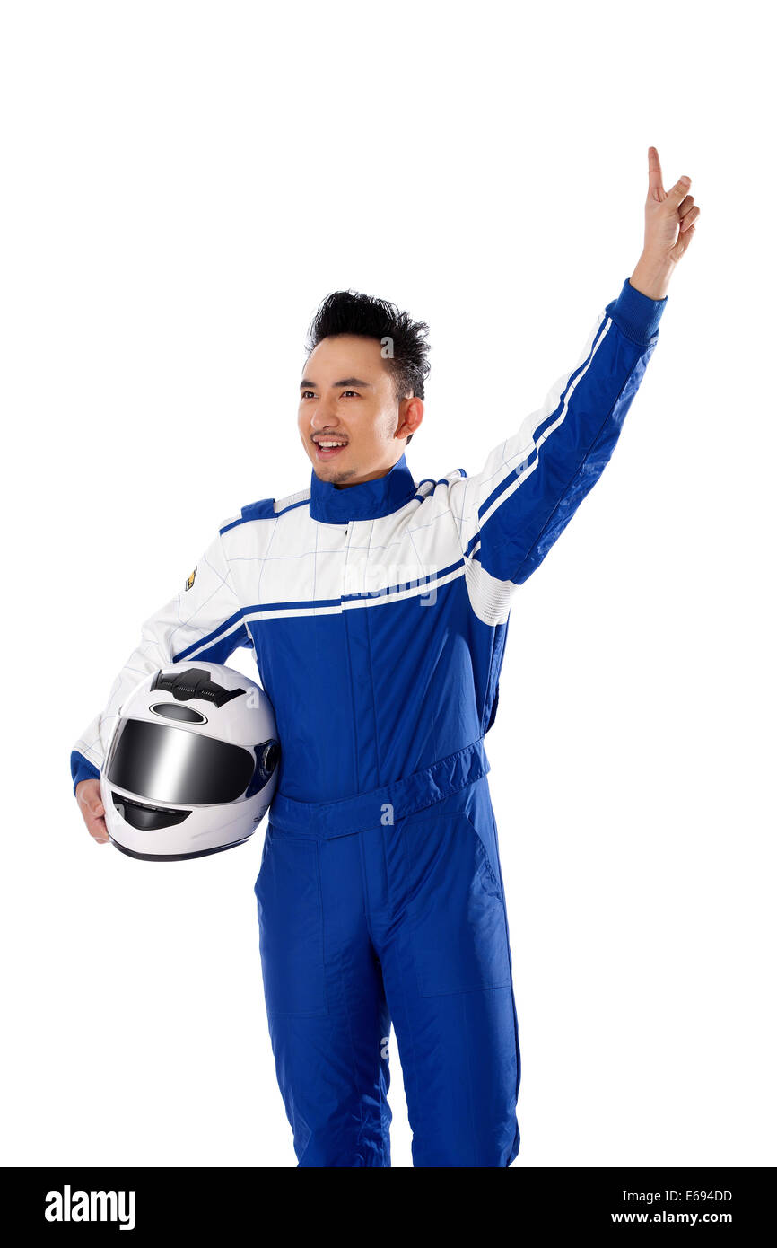 Young race car driver Stock Photo - Alamy