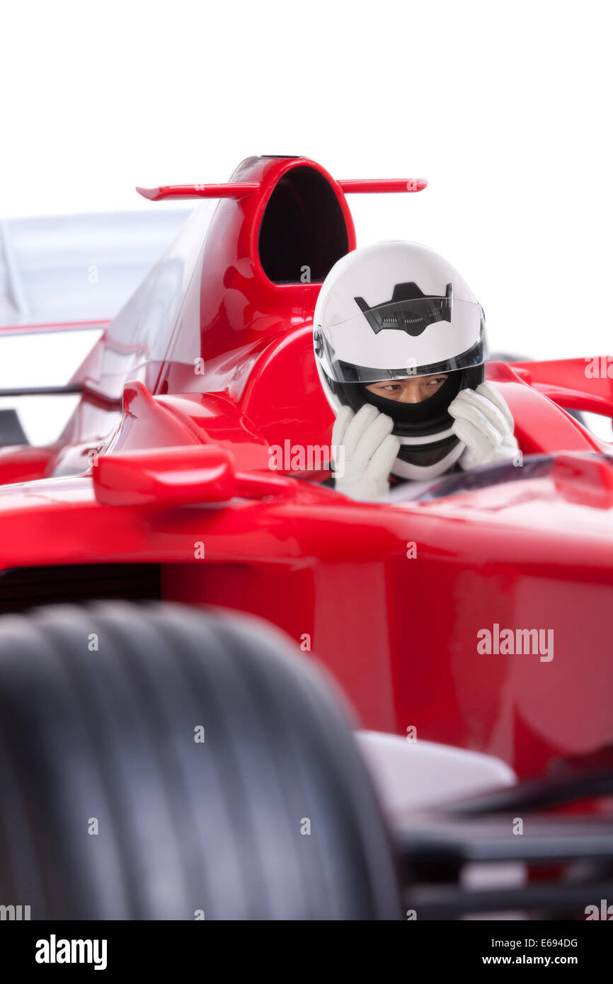 Young race car driver Stock Photo - Alamy
