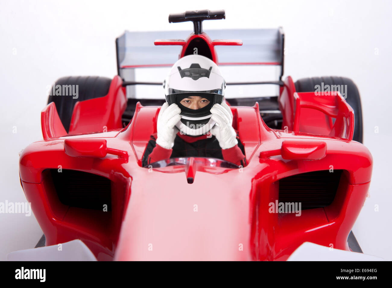 Young race car driver Stock Photo - Alamy