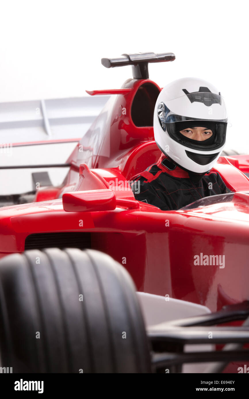 Young race car driver Stock Photo - Alamy