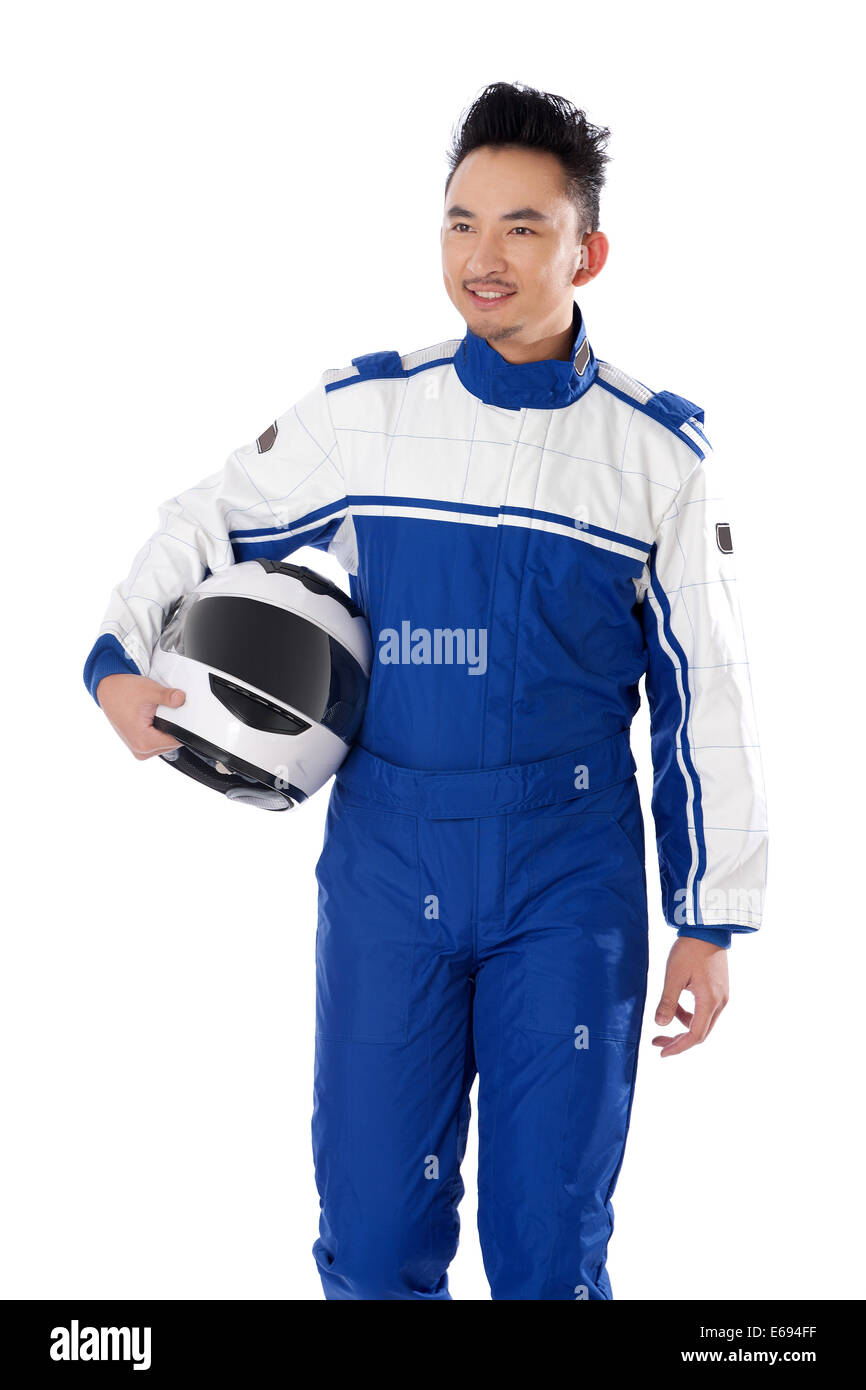 Young race car driver Stock Photo - Alamy