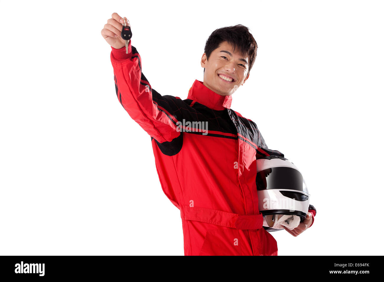 Young race car driver Stock Photo - Alamy