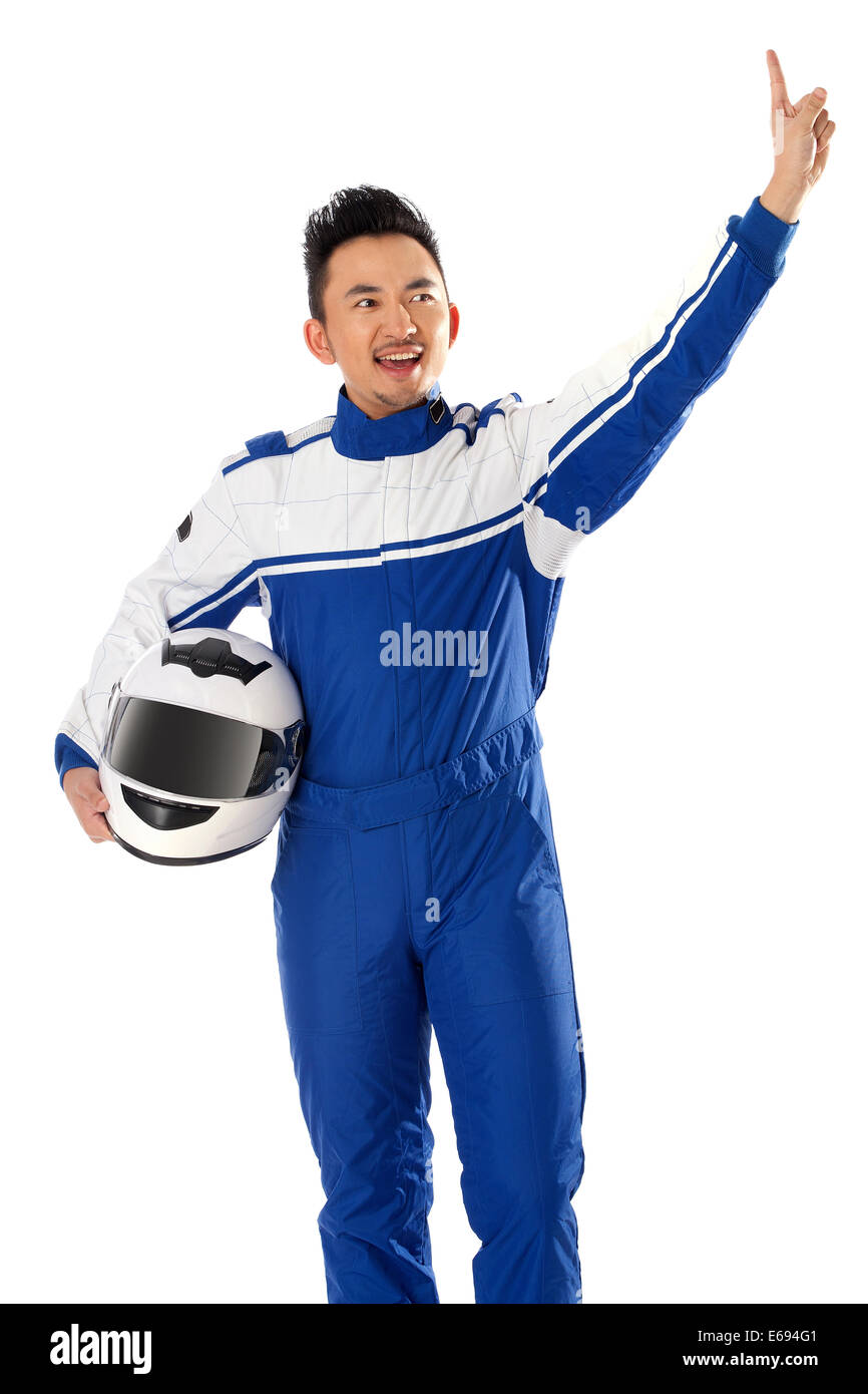 Young race car driver Stock Photo - Alamy
