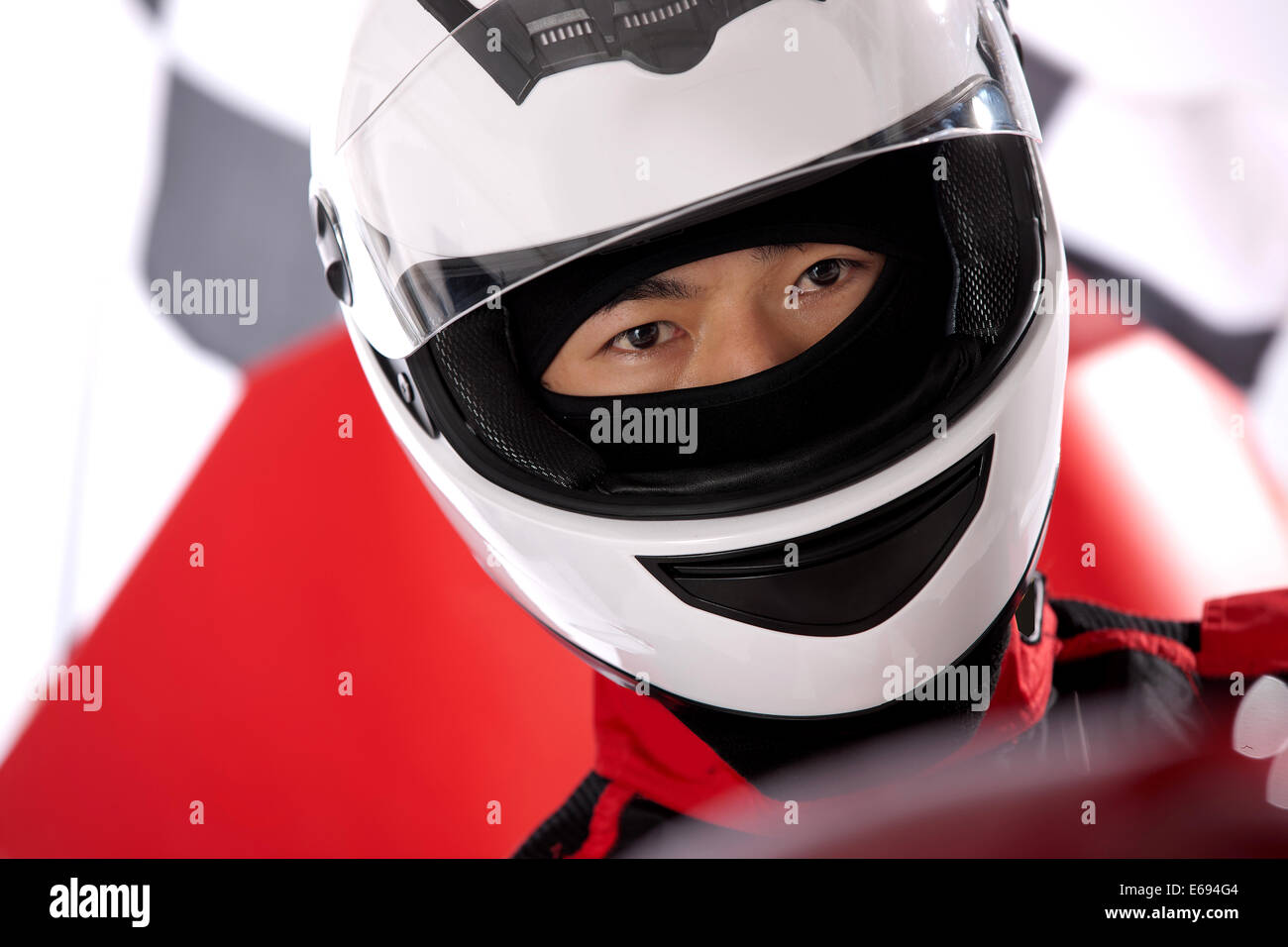 Young race car driver Stock Photo - Alamy