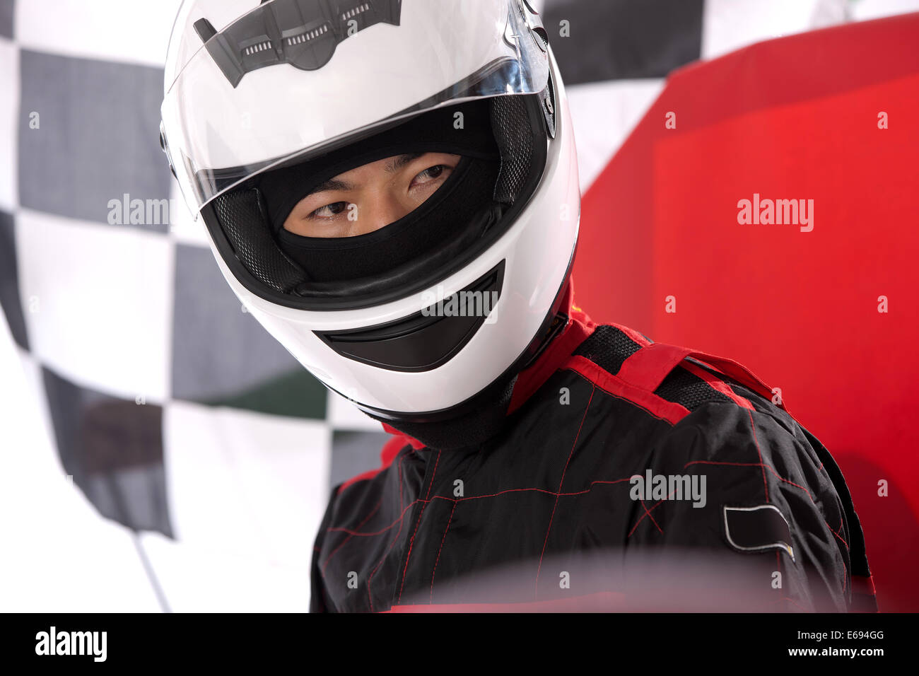 Young race car driver Stock Photo - Alamy