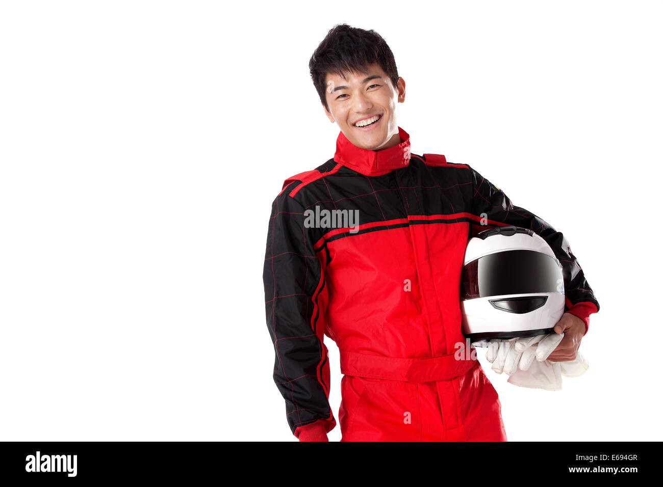 Young race car driver Stock Photo - Alamy