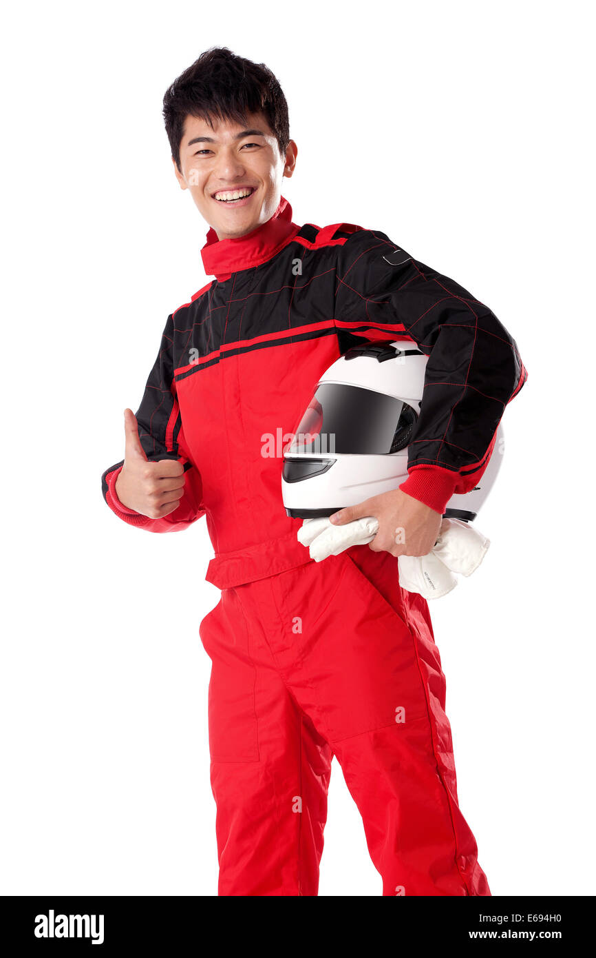 Young race car driver Stock Photo - Alamy