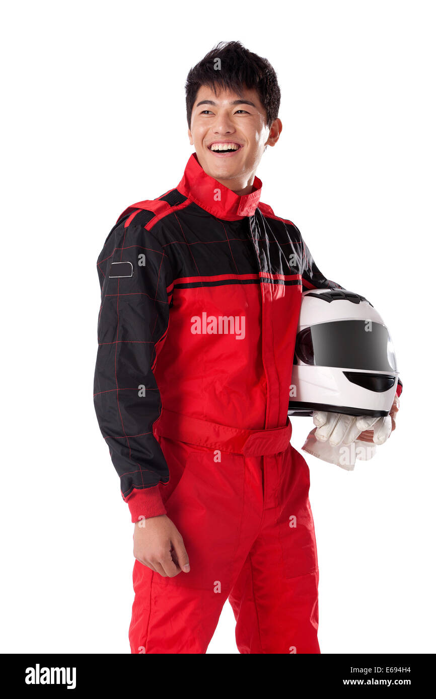 Young race car driver Stock Photo - Alamy