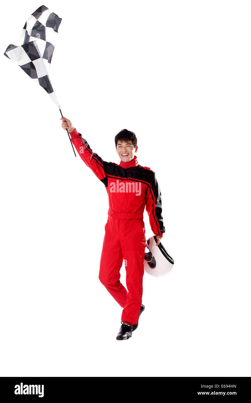 Young race car driver Stock Photo - Alamy