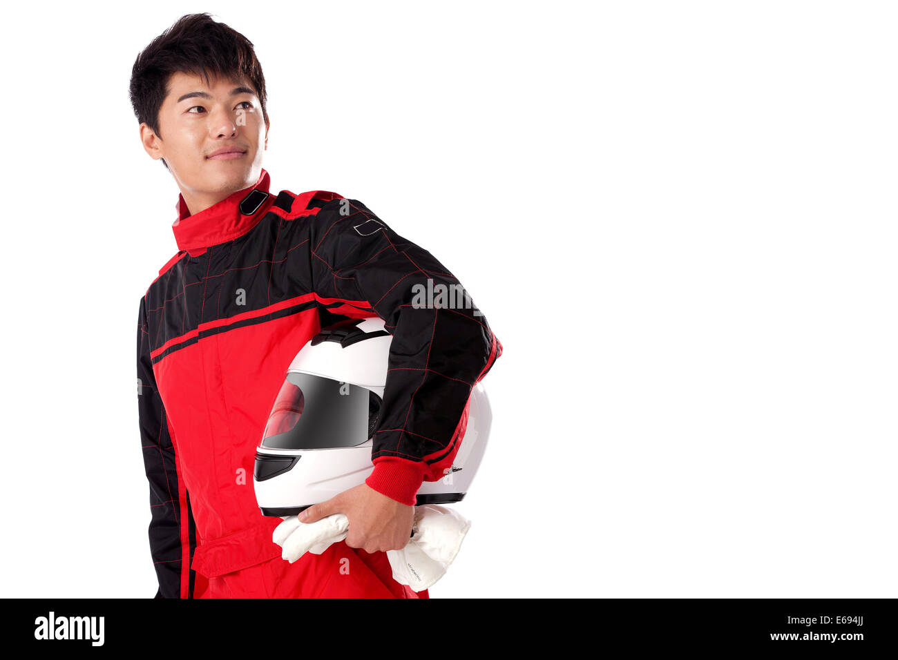 Young race car driver Stock Photo - Alamy