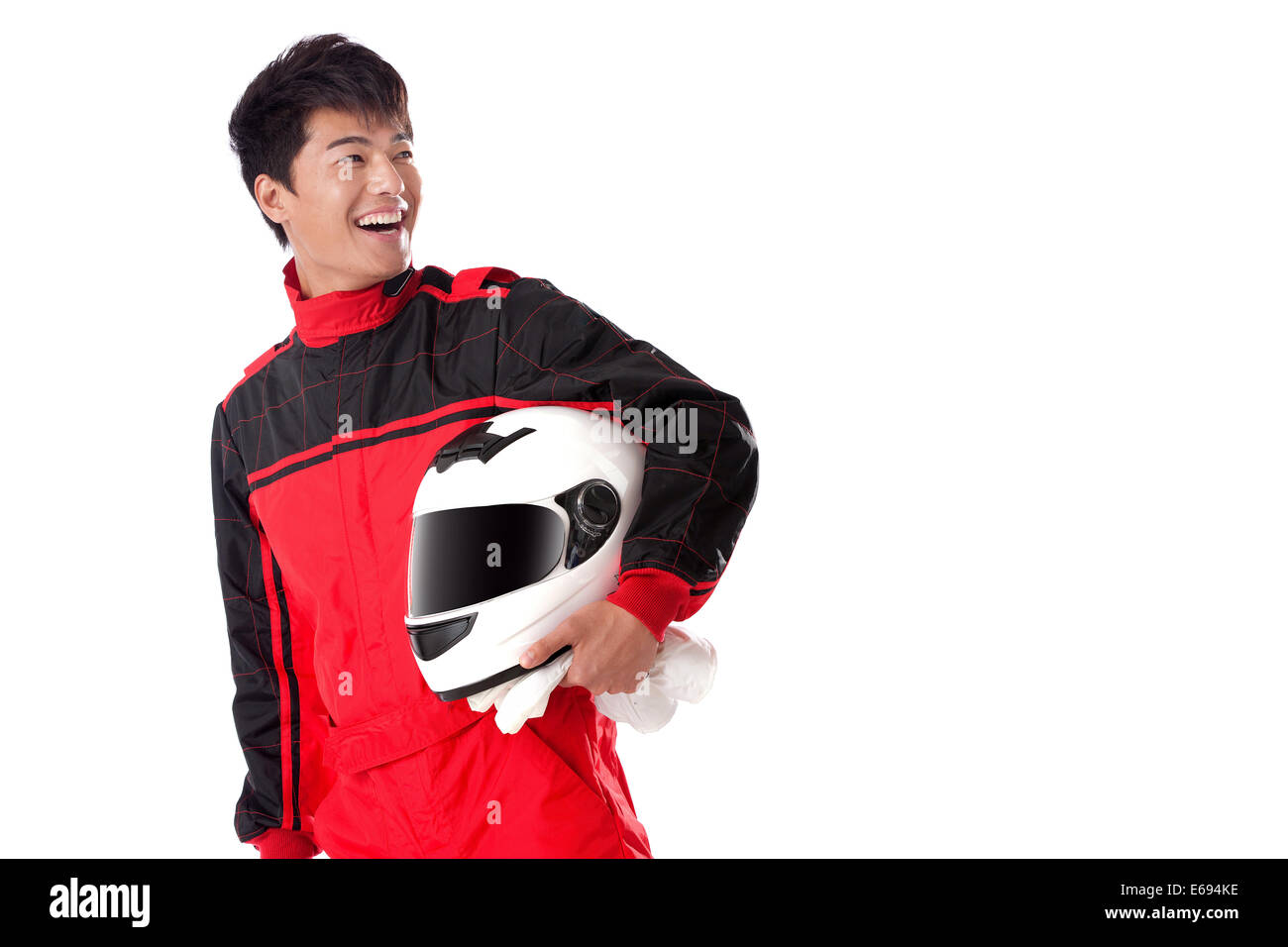 Young race car driver Stock Photo - Alamy