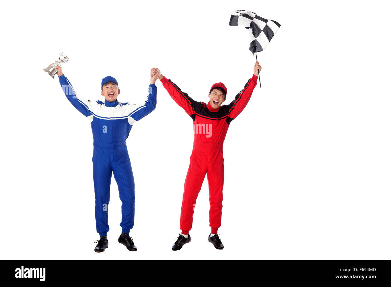 Race car drivers Stock Photo - Alamy