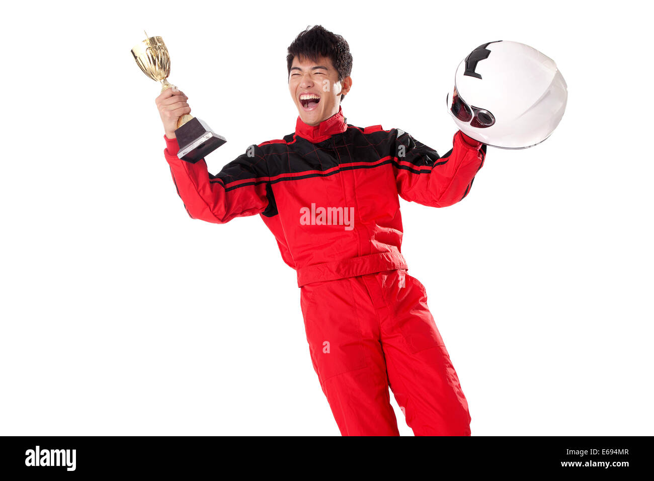 Race car drivers Stock Photo - Alamy