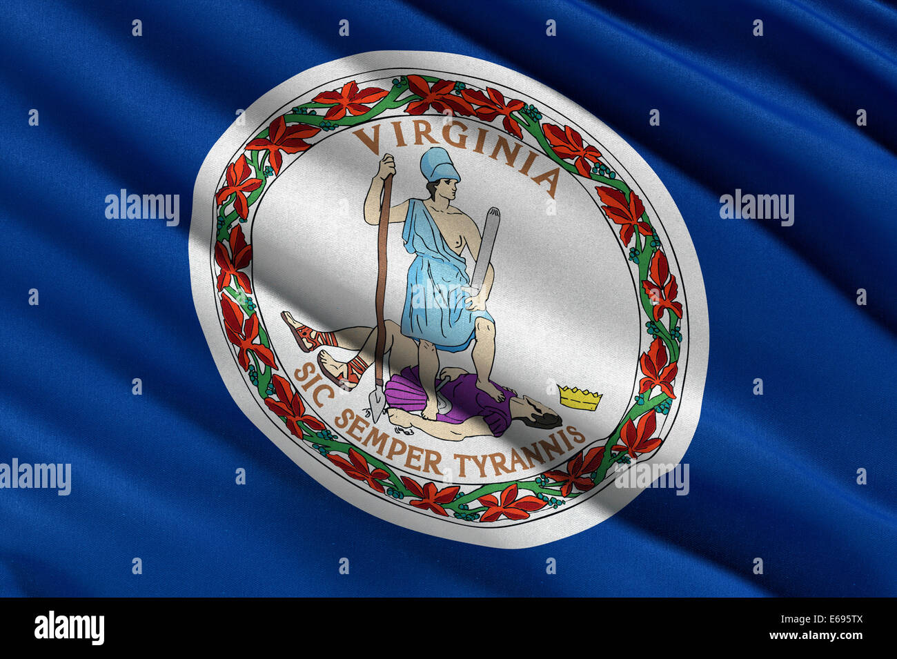 Flag of Virginia Stock Photo - Alamy