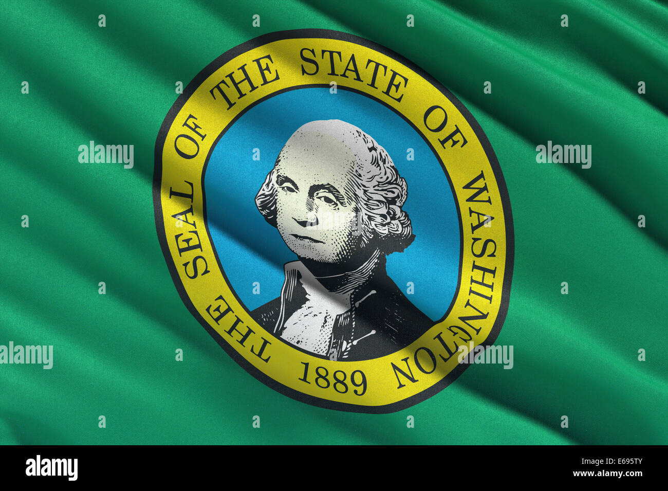 Flag of Washington Stock Photo - Alamy