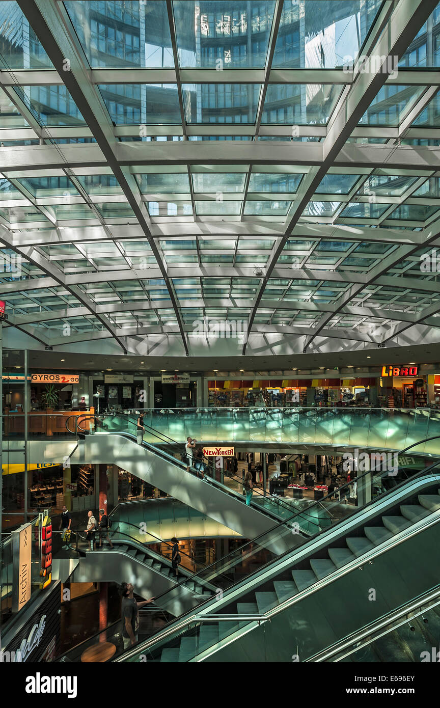 Shopping centre with apartment above, since 2001, in the former gasometer from 1896, Guglgasse ...