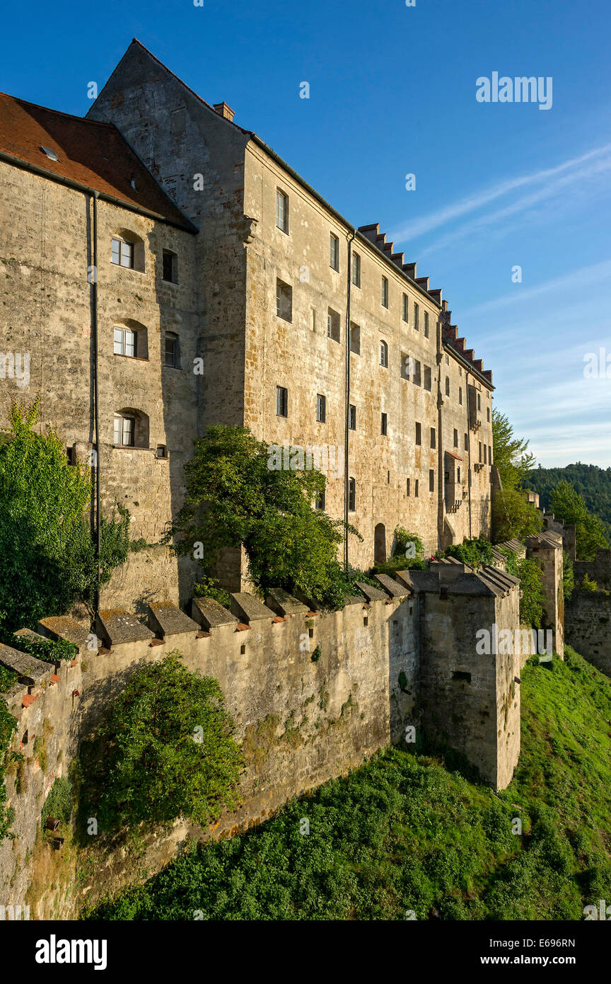 Main castle of Burghausen Castle, Upper Bavaria, Bavaria, Germany Stock ...