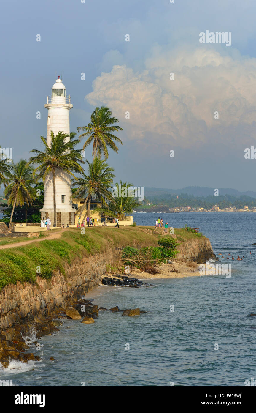 View of the fortification wall and the lighthouse, UNESCO World ...