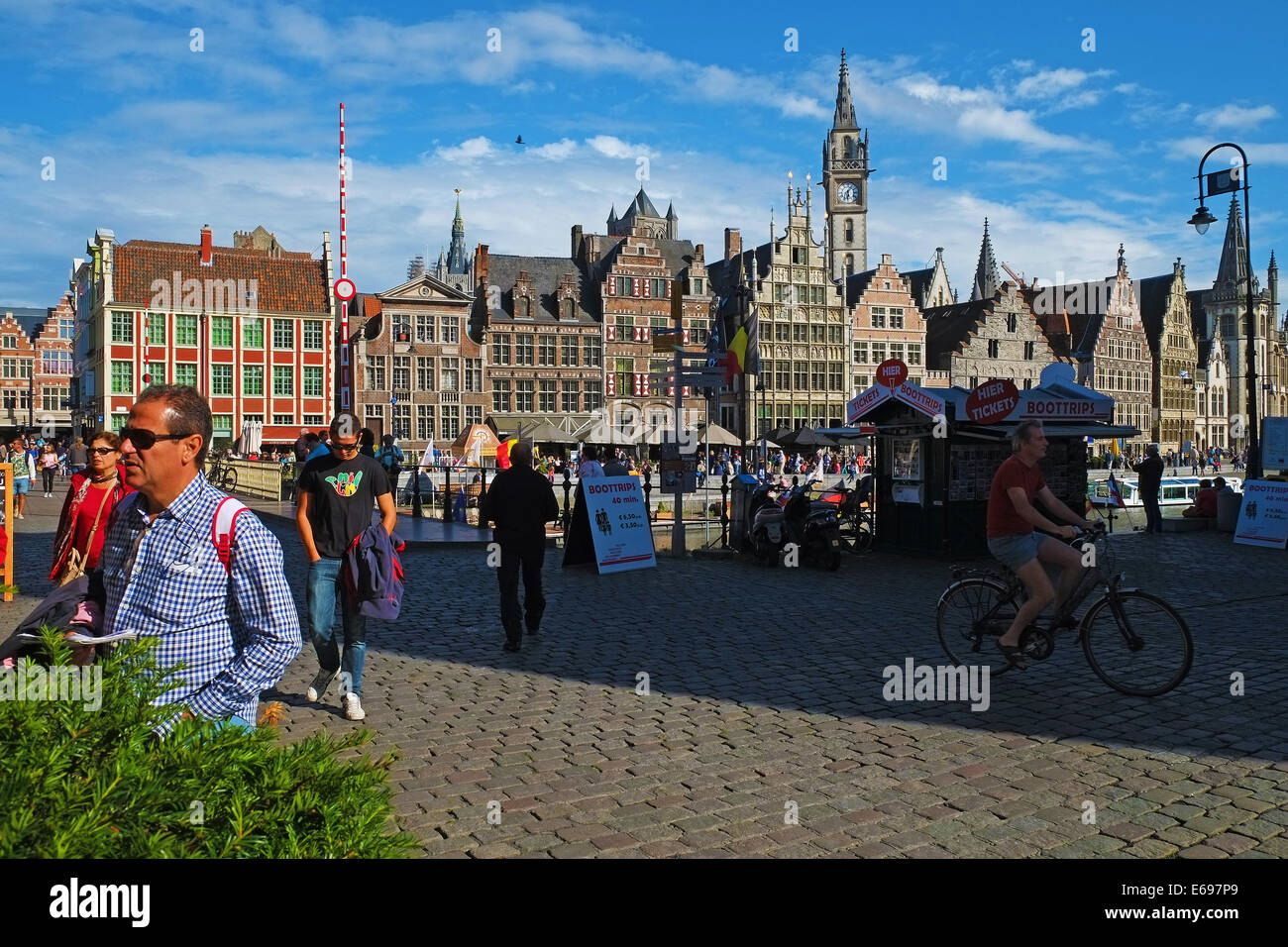 Historic center of Ghent Stock Photo - Alamy