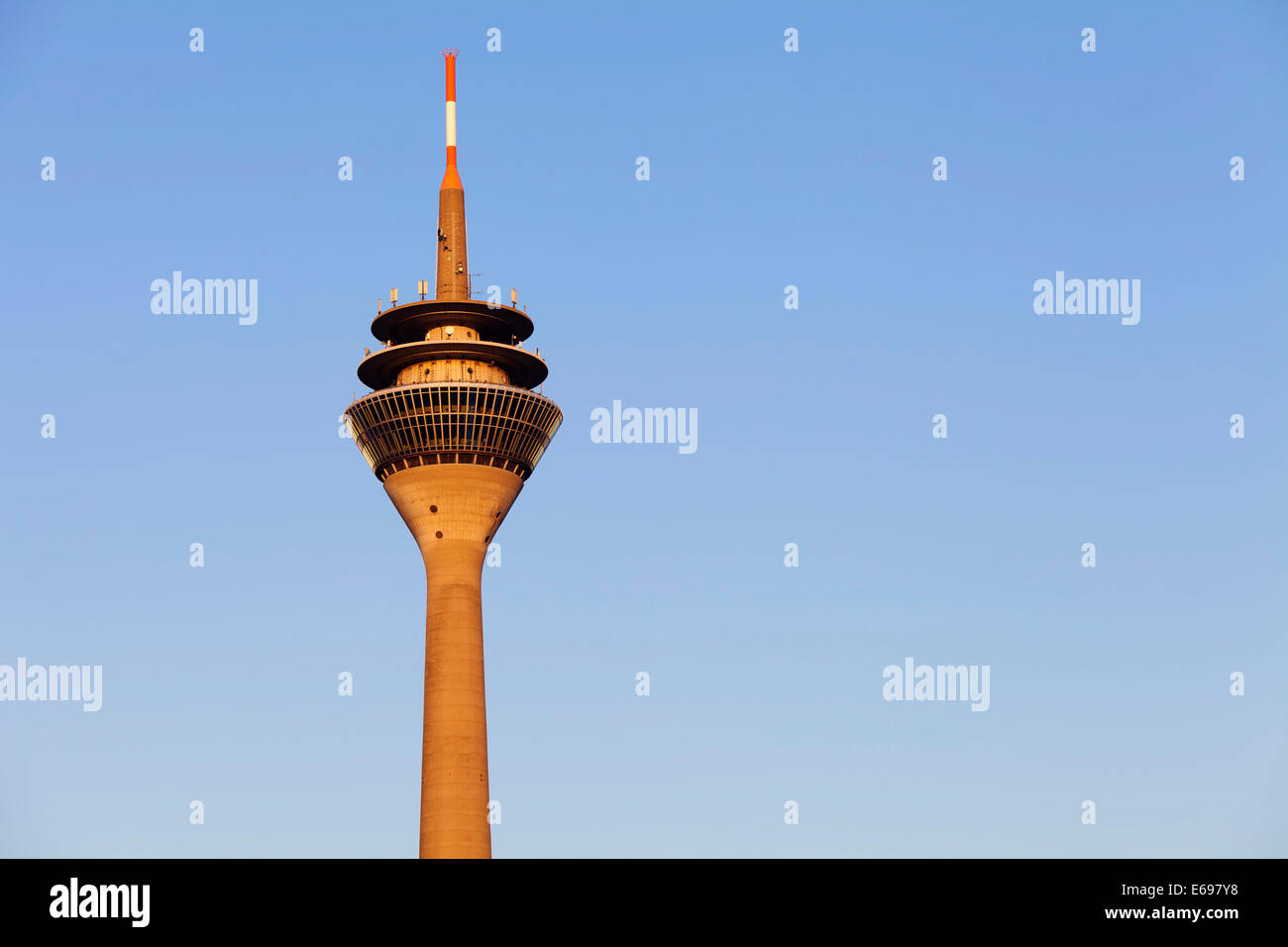 Rhine Tower, Düsseldorf, North Rhine-Westphalia, Germany Stock Photo ...