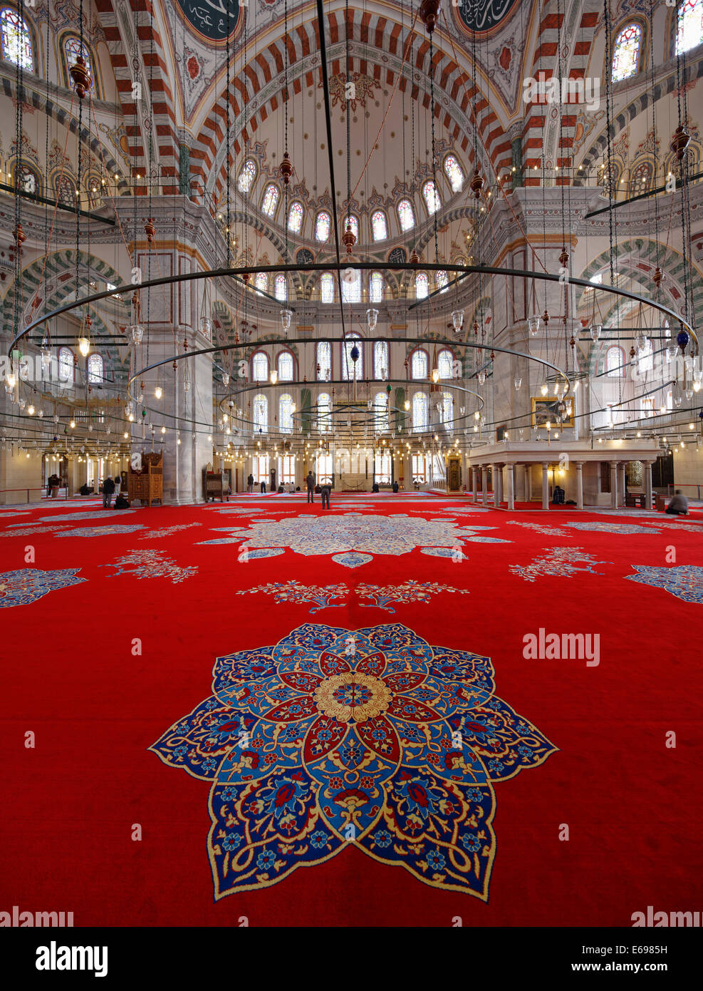 Fatih Mosque, Fatih Camii or Conqueror's Mosque, Fatih district ...